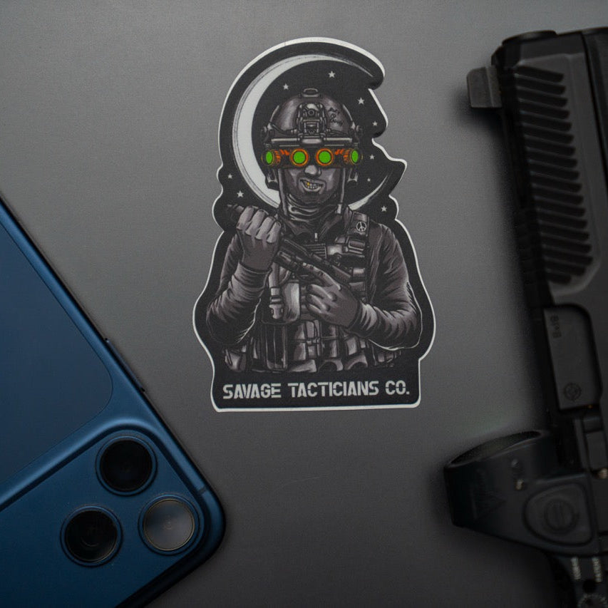 Born To Goon Sticker – Savage Tacticians