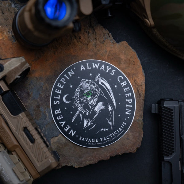 Creepin Sticker – Savage Tacticians