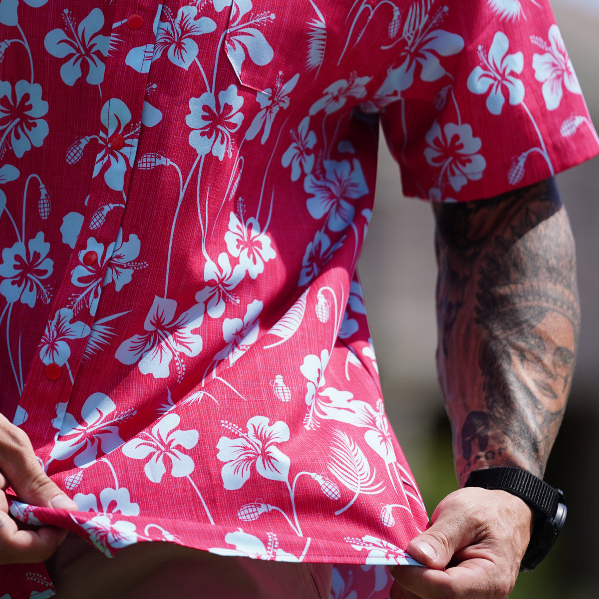 MK2 Floral Button-up – Savage Tacticians