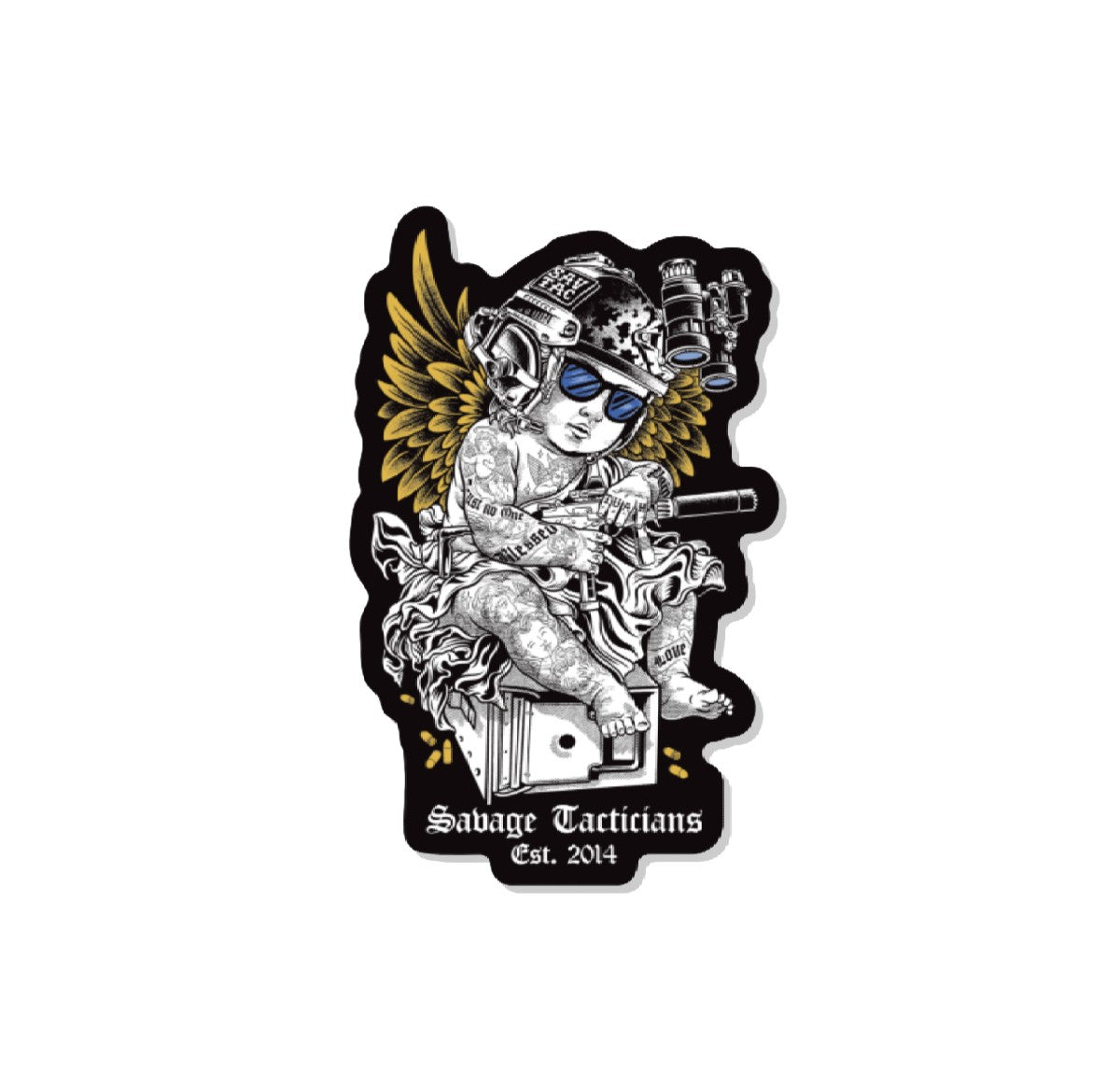 Guardian Angel Sticker – Savage Tacticians