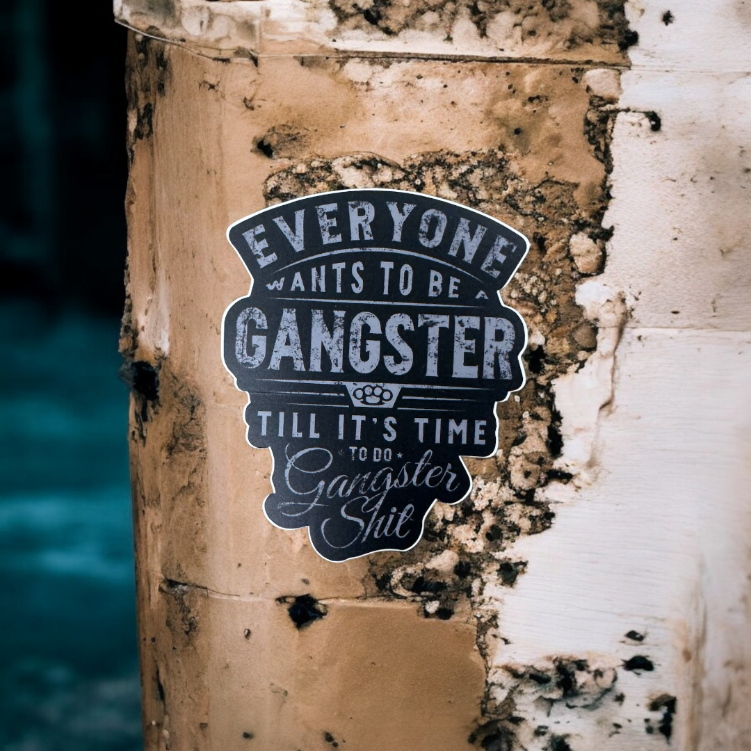 Gangster Sticker – Savage Tacticians