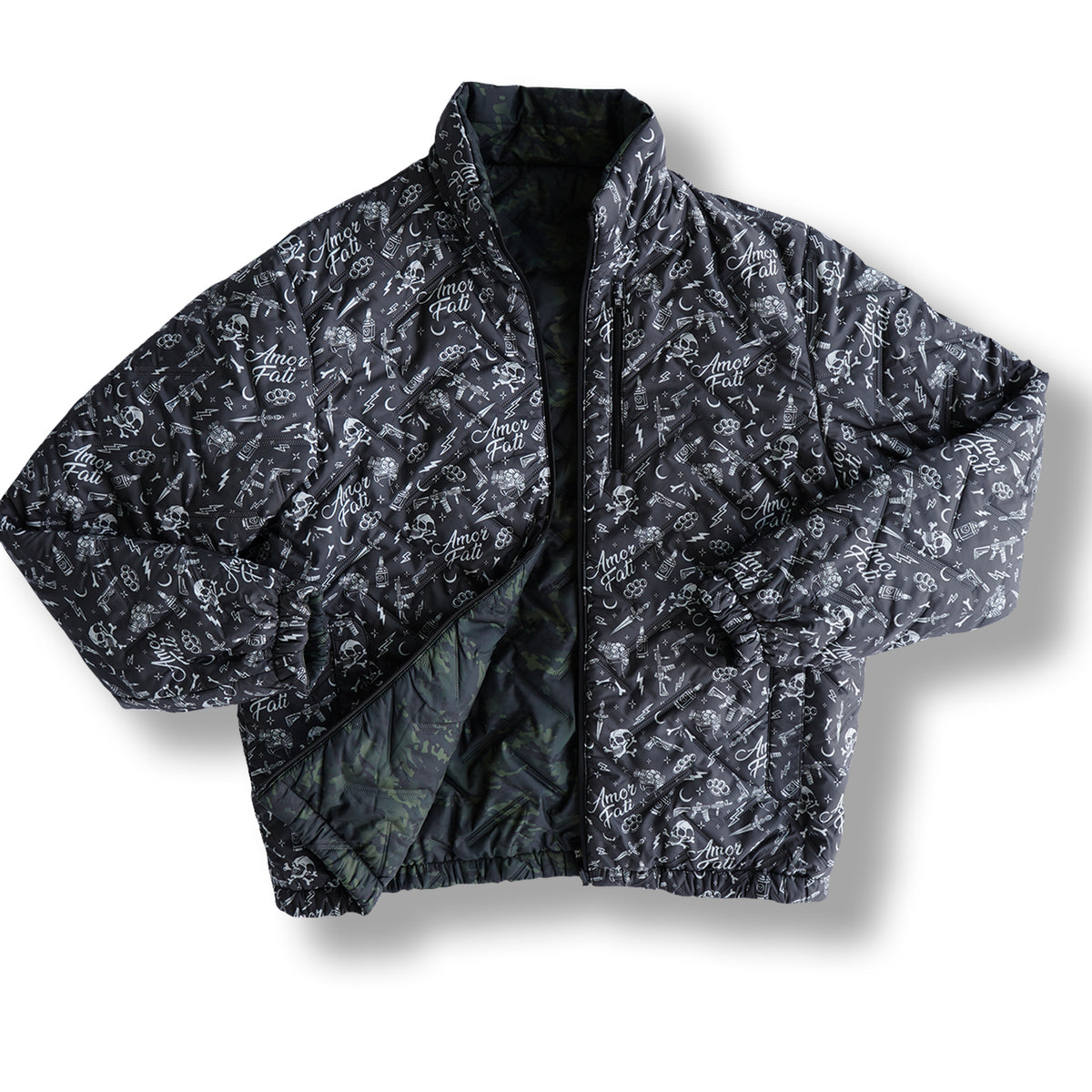 STMC® Black Camo Reversible Woobie Jacket – Savage Tacticians