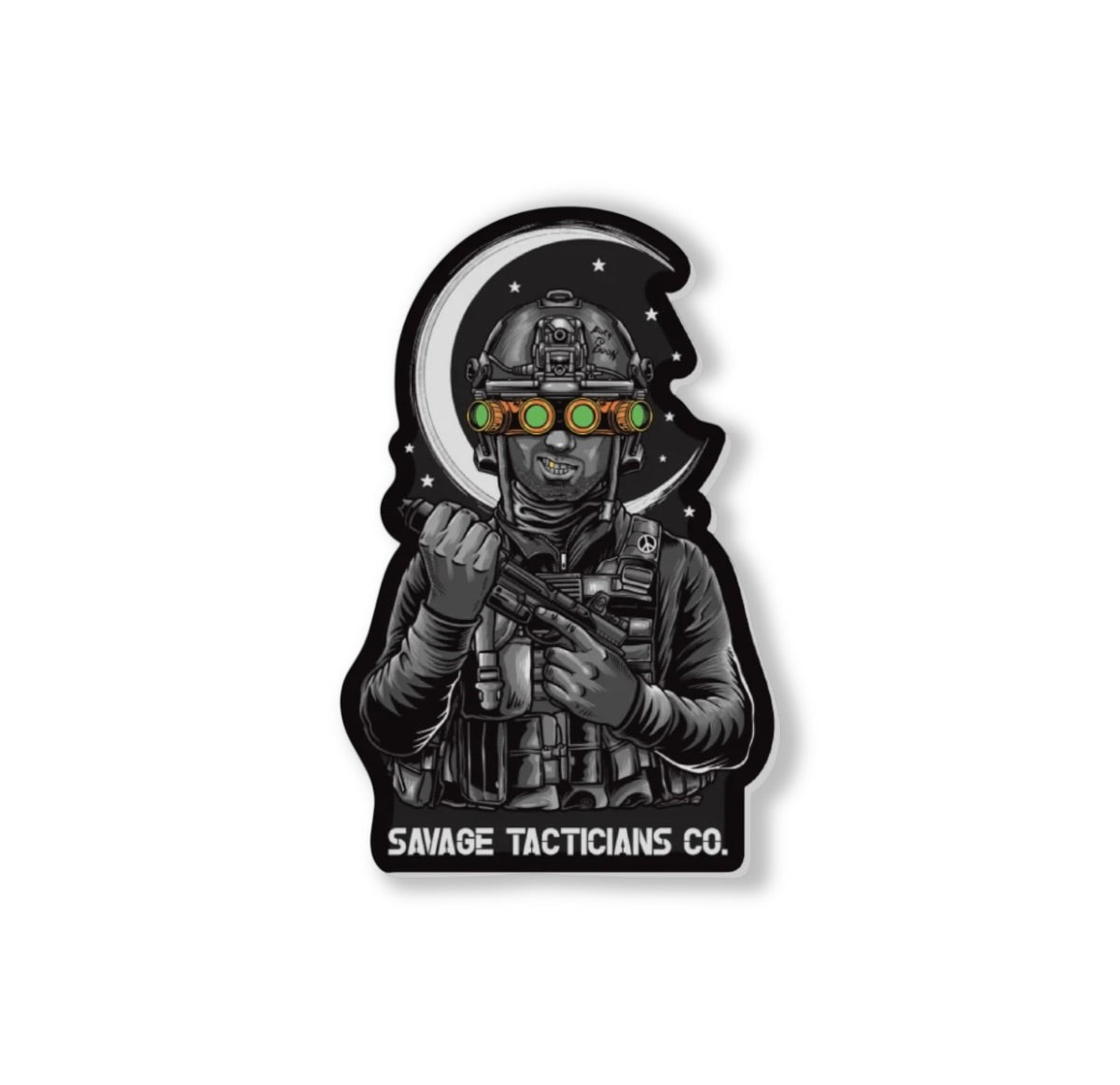 Born To Goon Sticker – Savage Tacticians
