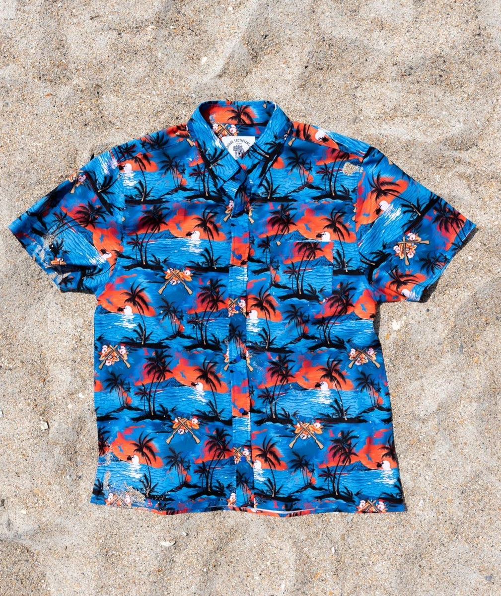 M14's and Beachy Dreams Button-up – Savage Tacticians