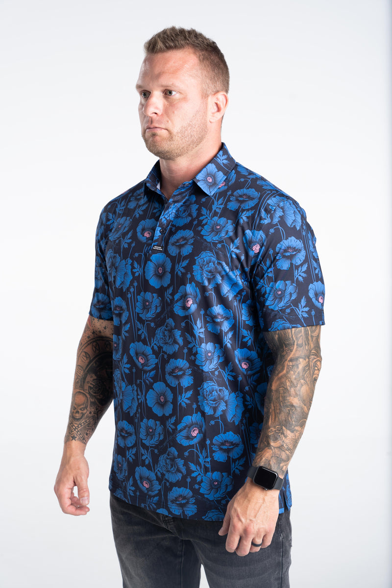 Performance Polo - Aye Poppy – Savage Tacticians