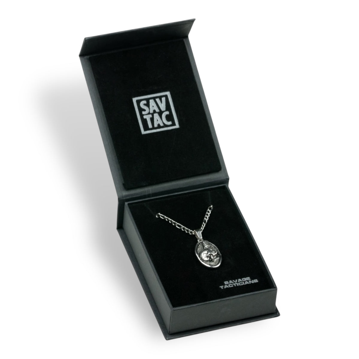 No Quarter Pendant & Chain – Savage Tacticians