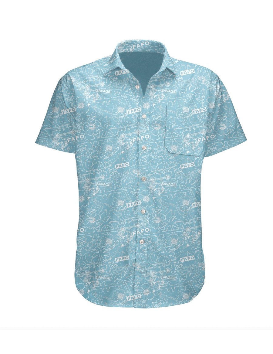Slaycation Button-up – Savage Tacticians