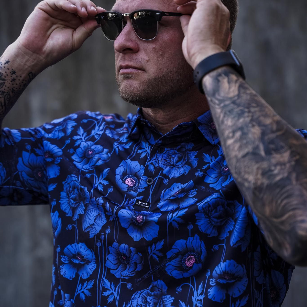 Performance Polo - Aye Poppy – Savage Tacticians