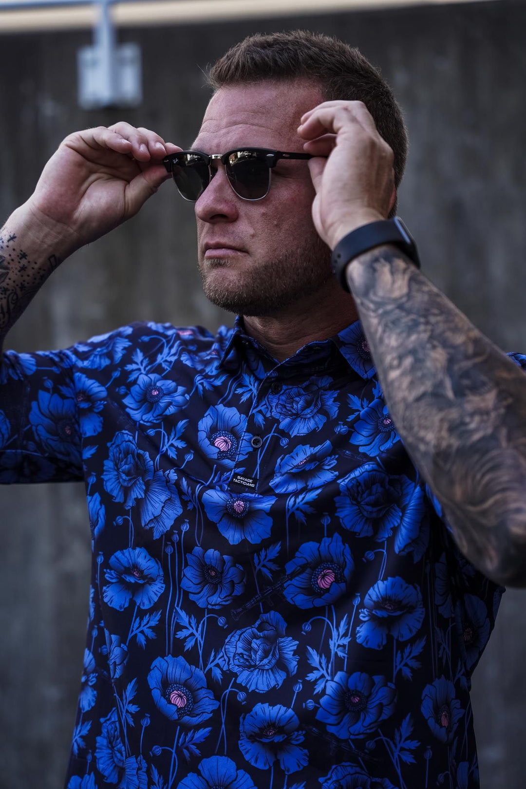 Performance Polo - Aye Poppy – Savage Tacticians