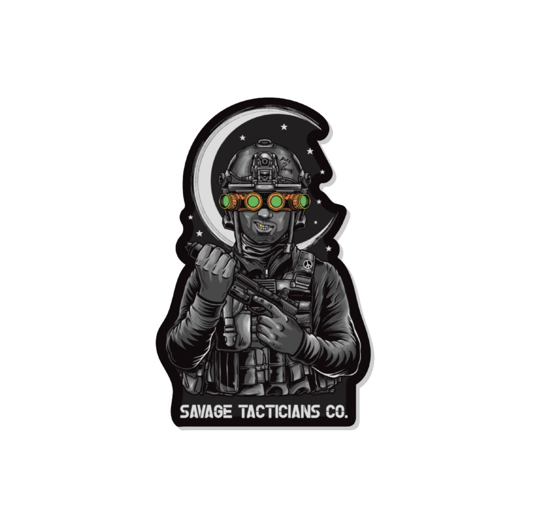 Born To Goon Sticker – Savage Tacticians
