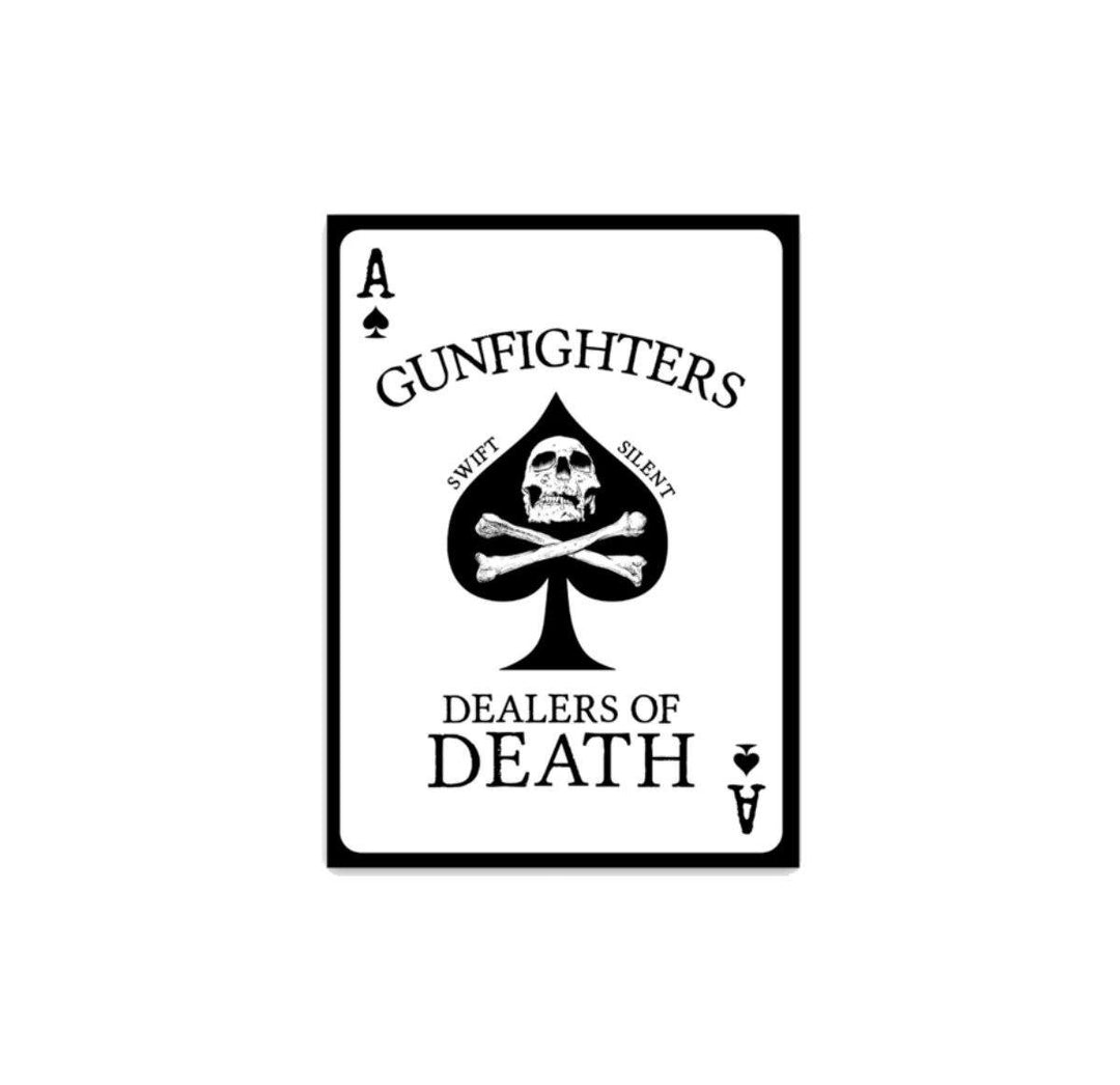 Death Card Sticker – Savage Tacticians