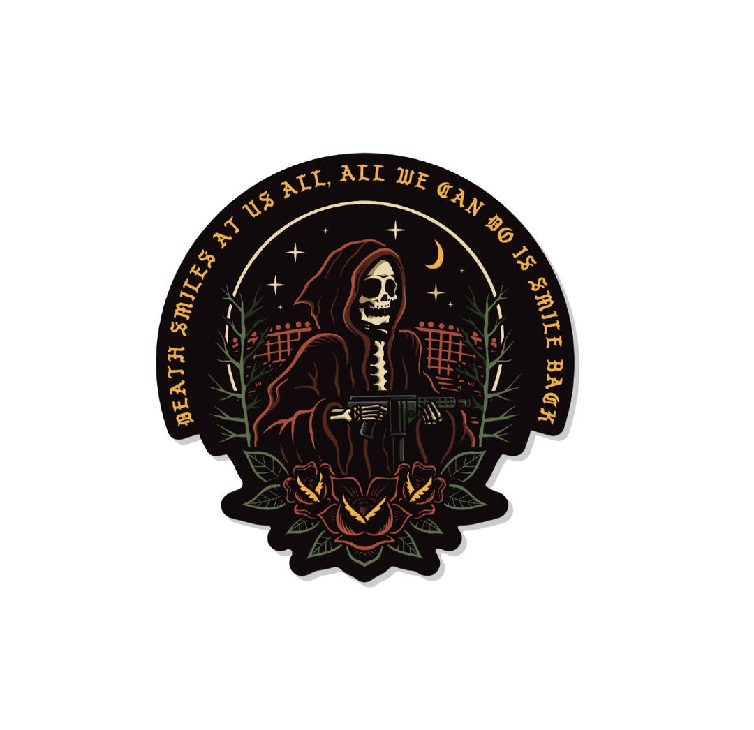 Smile Back Sticker – Savage Tacticians